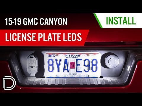 How to Install 2015-2022 GMC Canyon License Plate LEDs | Diode Dynamics