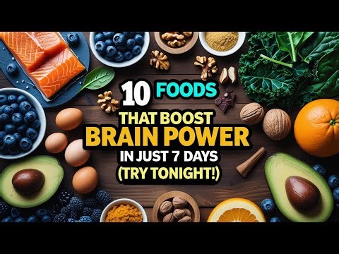 10 Foods That BOOST Brain Power in Just 7 Days (Sharper, Smarter, Faster!)