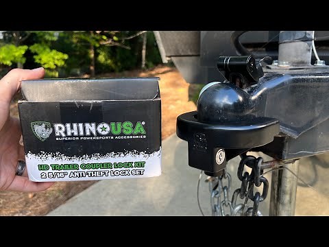 Rhino USA trailer hitch coupler lock: best bang for the buck!!