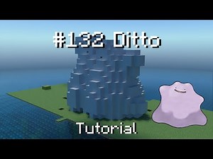 How to build a Pokémon Ditto in Minecraft (Tutorial)