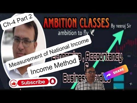 Class 12 | Ch - 4 Part 2 | Income Method | Measurement of National Income | Macro Economics