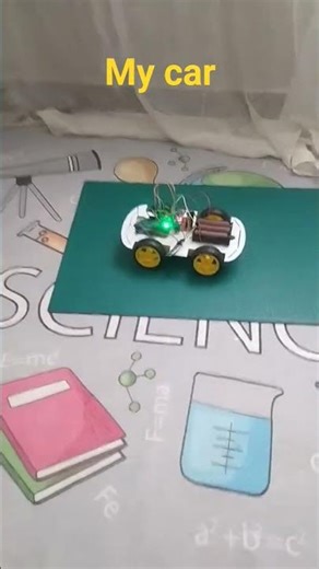 my mini car is drive #arduino #robotics #programmers #car