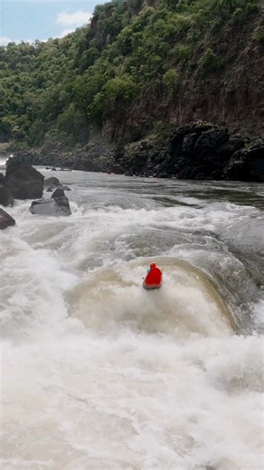 Entry #54 Superstyling 2025: Trypp Baker boofing on the Zambezi Paddler: @trypp_baker Video: @caseybryantjones Location: Rapid 5 boof on the Zambezi Enter the @palmequipment and @kayaksessionmag 2025 Superstyling contest and show your best line 👉 link in bio. #kayaksession #superstyling | Kayak Session Magazine