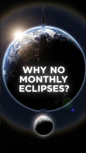 Why Eclipses Are So Rare – NASA Explains the Moon–Earth Tilt #moonfacts #earthfacts #spacefacts