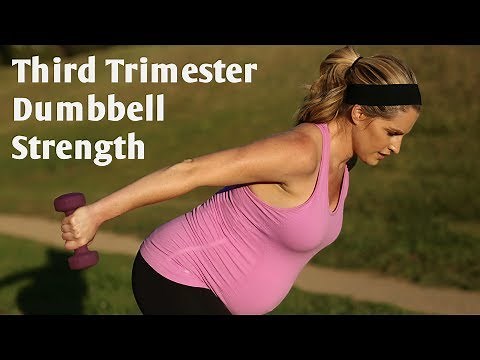 Third Trimester Prenatal Dumbbell Strength Workout---But Good For All Trimesters!