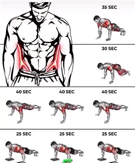 The most effective series of exercises classified according to the muscles they work 🔥