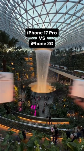 The evolution is REAL! 🤯 Take a quick look back at the difference in camera quality between the very first iPhone and the brand new iPhone 17. A decade of progress captured in one clip! And if you ever find yourself at Singapore Airport, the Jewel Changi indoor waterfall is a mandatory stop—such a surreal and stunning sight to witness! 🎥 Video Credit: @thevisuallife_ #iPhoneEvolution #iPhone17 #TechComparison #MobilePhotography #SingaporeJewel #Waterfall #CameraUpgrade #Photography | UnlockRiv