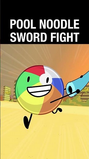 Pool Noodle Sword Fight: #BFDI MINI RESORT 10