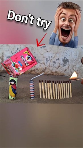 Navratan tel Crackers experiment 😜 Diwali cracker testing 2025 #shorts