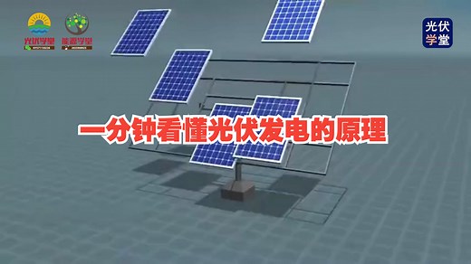 【光伏科普】一分钟看懂光伏发电的原理