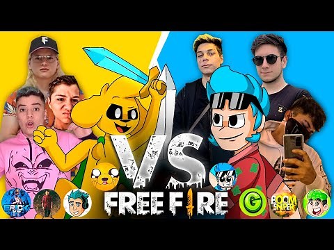 MIKECRACK VS TIMBA VK EN FREE FIRE BoomSniper, Yair17, TheWick, Gianni, Erick y Hectorino