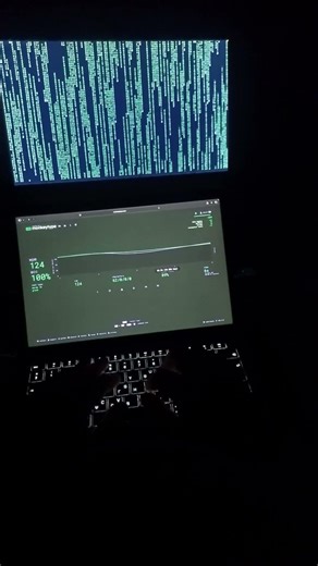 ΜATRIX 124WPM & 100�C #typing #monkeytype#matrix