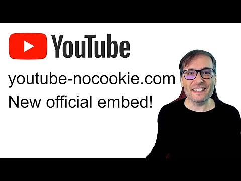 ★ youtube-nocookie.com - New official privacy-enhanced YouTube embed code!