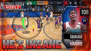 SIAKAM FROM THE LOGO! INSANE GAMEPLAY WITH 108 PASCAL SIAKAM!! NBA Live Mobile 20