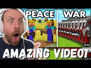 SpeedSilver I Made 100 Players Simulate Civilization in Minecraft... (REACTION!)