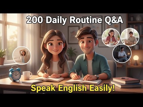 200 Simple Daily Routine Questions and Answers | Easy English Speaking Practice