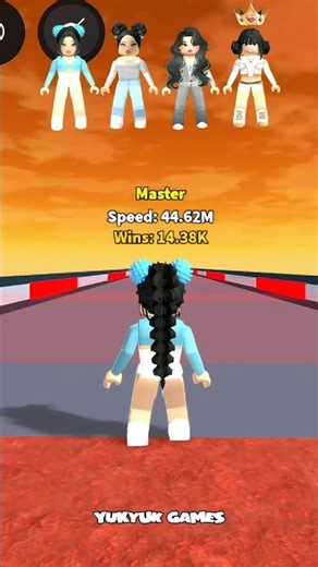 KPOP DEMON HUNTER VS SPEED CHALLENGE ROBLOX #roblox #shorts