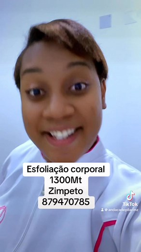 As partes internas das pernas que ficam escuras a esfoliação remove a pele morta que é a parte escura que está queimada devido ao excesso de gordura localizada | Lê Covane Adonai