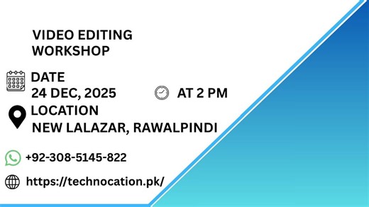 Master the Art of Video Editing – Intensive Workshop 2025