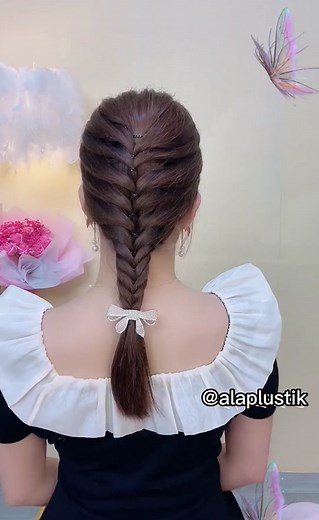 Fishbone Braid Tutorial for Summer Hair | HairTok