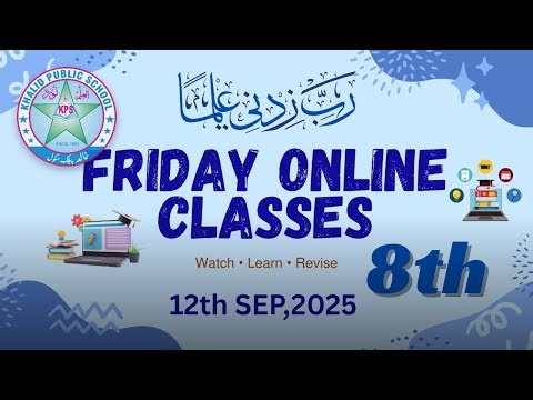 Friday Online class|| 8th S.st || 12 SEP 2025 #onlineclasses #getonlineeducation