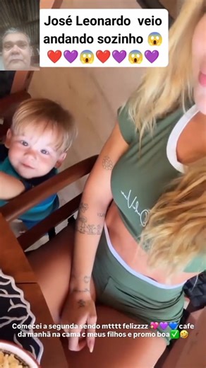 Virginia's son, Zé Filipe, Zé Leonardo, is left without attention by his mother selling cell phon...