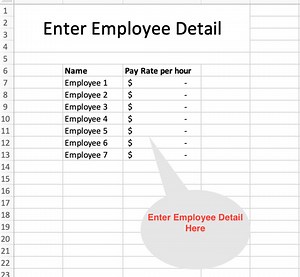 Employee Time and Wage Tracker Excel Spreadsheet - Simple, Easy & Effective Labour Cost Calculation - Etsy