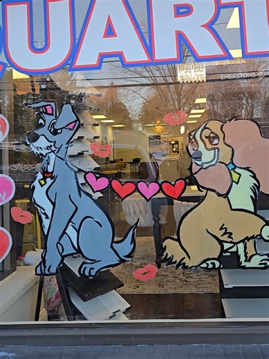 Creative Window Painting Ideas for Valentine's Day
