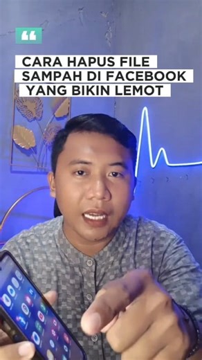 Cara hapus file sampah di Facebook #fyp #tutorial #tipsandroid #tipsandtricks | Zumar Achmed
