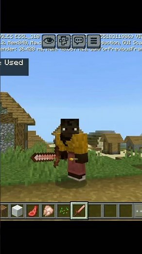 Minecraft off Hand Mod 😍 Addon #minecraft #shorts