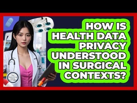 How Is Health Data Privacy Understood In Surgical Contexts?