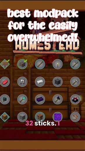 The Beginner-Friendly Modpack Changed Everything #minecraft #shorts #homesteadmodpack