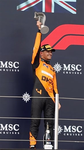 A great race from both drivers and another trophy to add to the collection! 🏆🙌 #ImolaGP #F1 #McLaren | McLaren