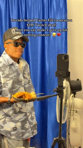 Davido Helps Carter Efe Secure $1M Twitch Deal