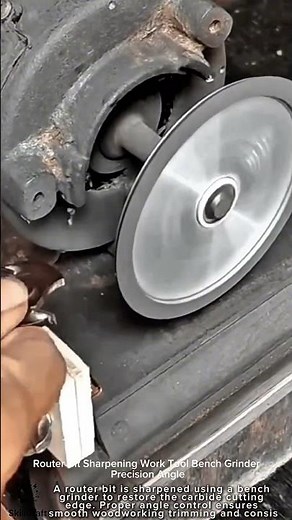 Router Bit Sharpening Work Tool Bench Grinder Precision Angle #worktool