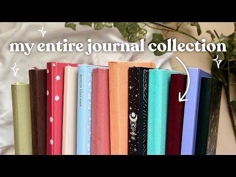 ALL of my journals and how i use them 🩰 a tour of my entire journal collection