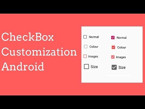 Checkbox Customization Android