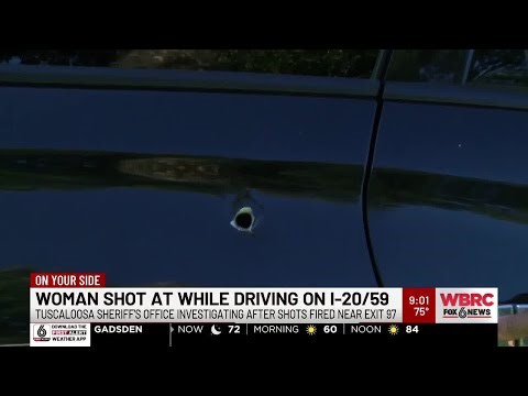 Birmingham woman says bullet tore through her car on Interstate 20/59