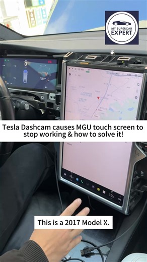 Tesla Dashcam causes MGU touch screen to stop working & how to solve it! #MGU #Tesla #ev #touchscreen #carrepair | My Supercar Expert