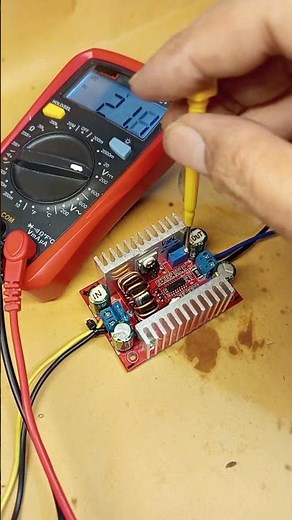 test dc to dc converter 12v to 60V incredible