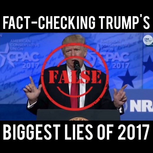 281K views · 5.5K reactions | In this video, USA Today and Factcheck.org expose Trump's biggest whoppers of the year (and there were MANY to choose from.) Shared by Occupy Democrats, LIKE our page for more! | Occupy Democrats | Facebook