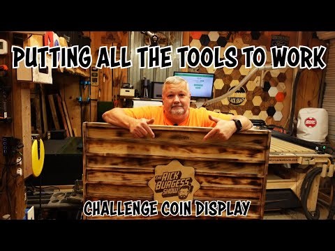 Putting all the tools to work- Challenge coin display