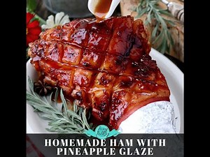 Filipino Christmas Ham (Hamon) Recipe with Pineapple Glaze