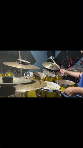 Practicing Jazz with ghost notes on the snare drum.