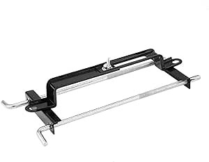 Aluminium car Battery Bracket,Battery Hold Bracket,Universal Adjustable ?28cm / 11in Adjustable Crossbar Battary Hold Down Bracket Holder Compatible with Car