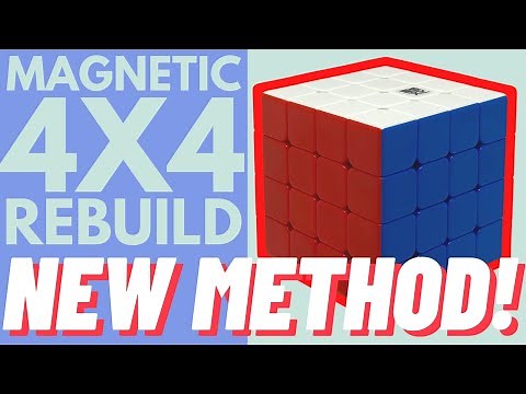 How to assemble a magnetic 4x4 Rubik's cube speedcube full assembly and instructions #howto
