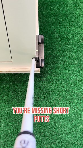 Here's the reason you miss putts...especially the short ones. AND here's the fix. #golf #golfswing #golflife #golftips #golfcourse #golfing #golfer #golfr #golfaddict #golfstagram #golfclub #golfpro #golfislife #golfinstruction #swing #golfdrills #coaching #coach #instructor #juniorgolf #golfdigest #golfchannel #topgolf #pga