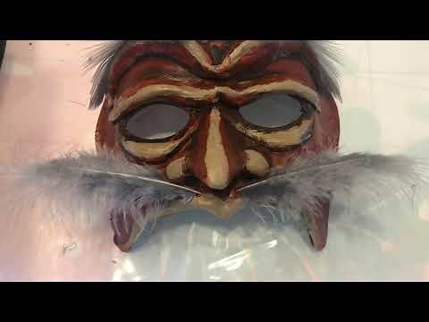 Mask making and painting demonstration - Commedia dell’Arte - Pantalone