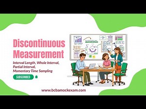 Discontinuous Measurement (Interval Length, Whole Interval...) | Terminology | BCBA Mock Exam