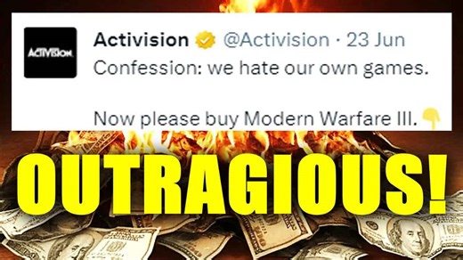 Activision hit a new low (They secretly detest their own Call of Duty's)